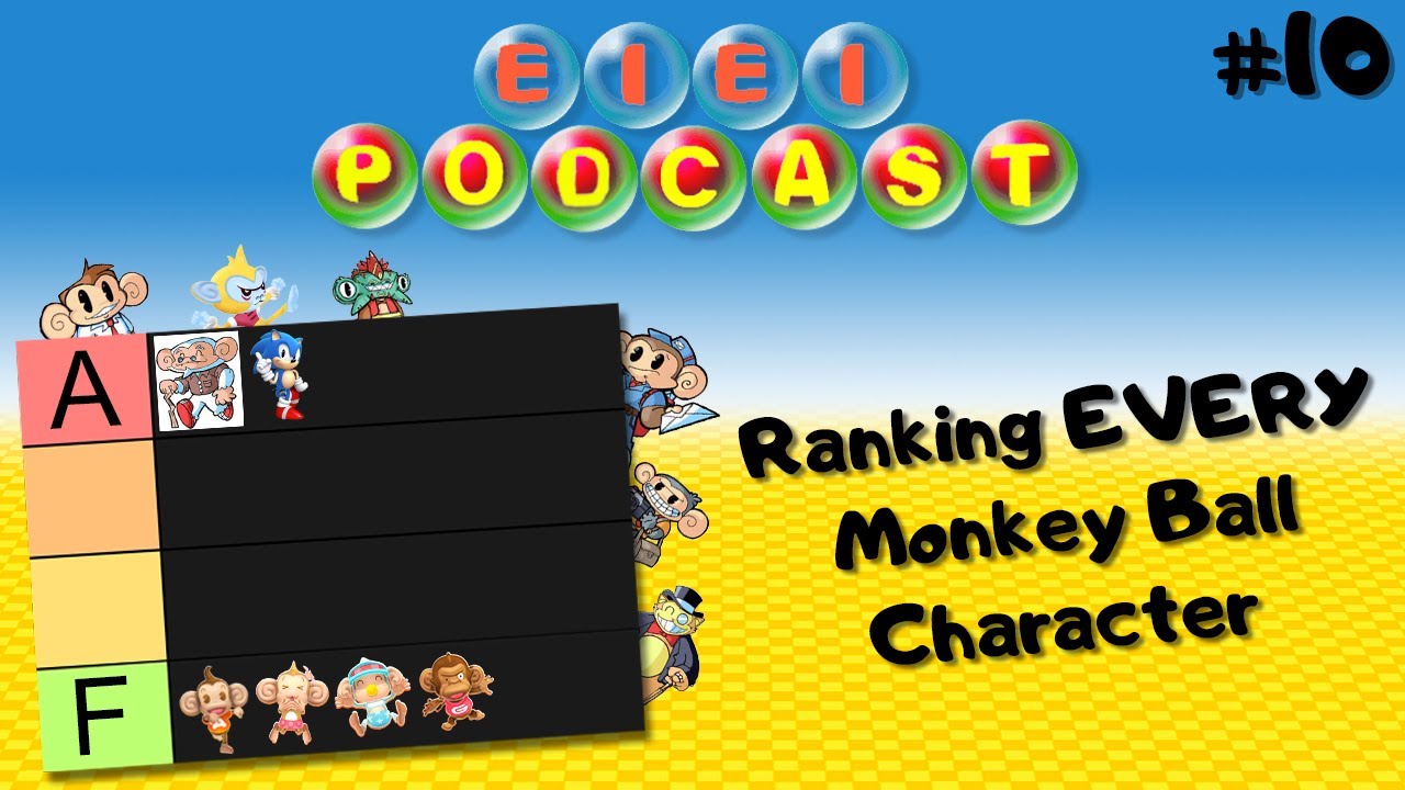 Ranking EVERY Monkey Ball Character! - EiEi Podcast #10 - YouTube