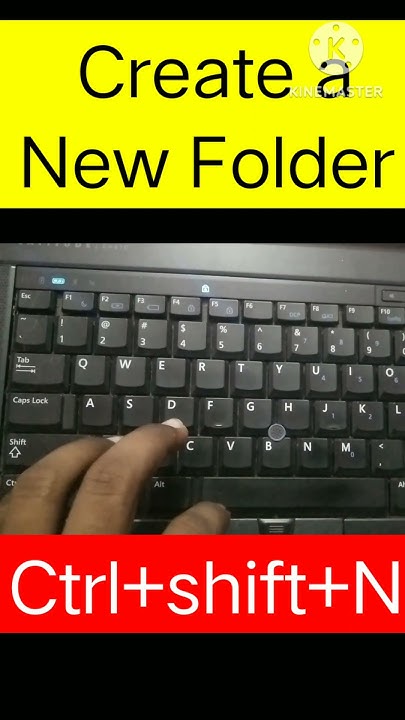 How to create a new folder #msword #shortvideo #tech #computer #trending #viral #shorts #short ...