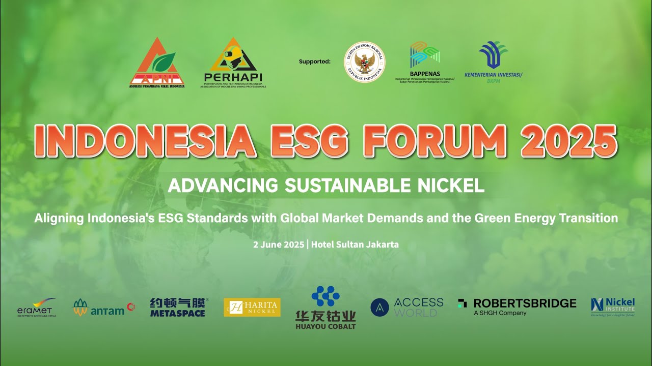 ESG Forum 2025 "Advancing Sustainable Nickel - YouTube