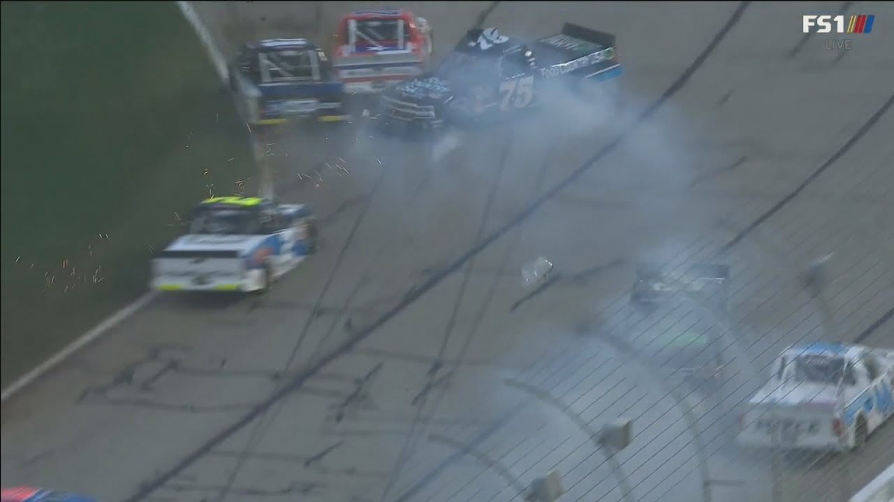 NASCAR Crashes From Atlanta Motor Speedway - YouTube