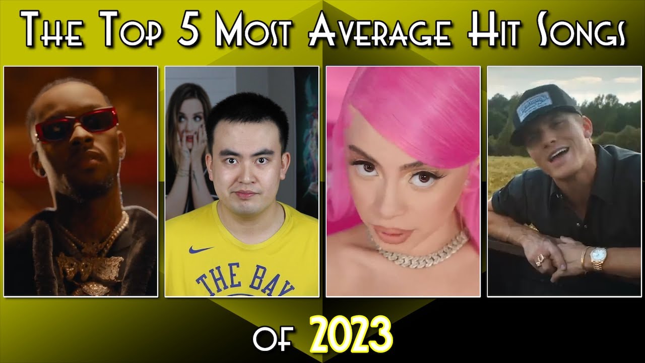 The Top 5 Most Average Hit Songs of 2023 - YouTube