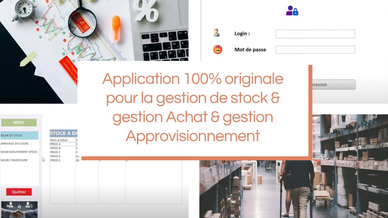 Gestion de stock application - YouTube