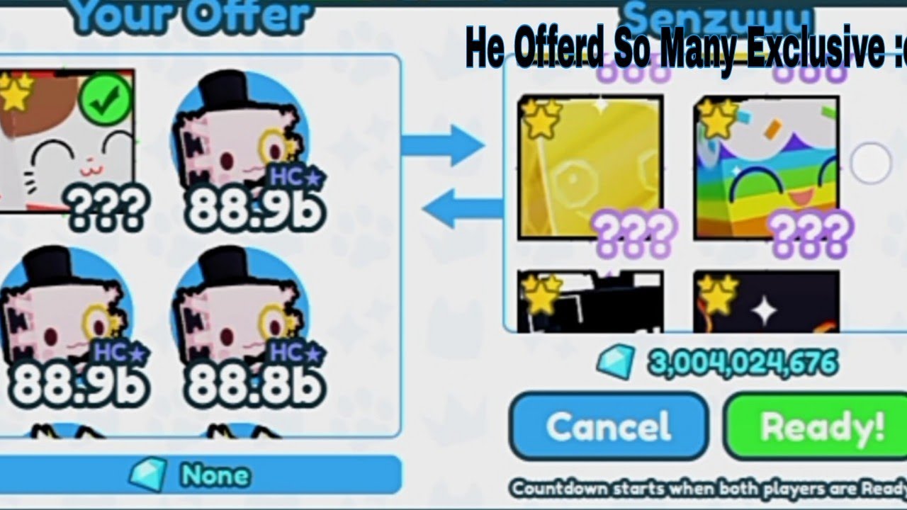 Pet Sim X Trading Montage #3 l Roblox l Pet Simulator X - YouTube