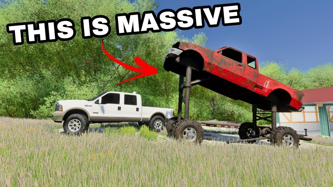 I built the *WORLDS TALLEST* Squatted Monster Truck For Testing ...