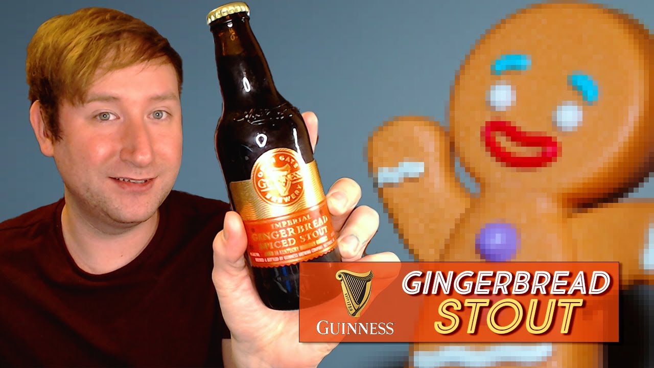 Guinness Imperial Gingerbread Spiced Stout - Byte-Sized Review - YouTube
