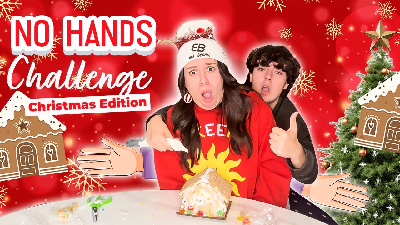 NO HANDS CHALLENGE *CHRISTMAS EDITION* - YouTube