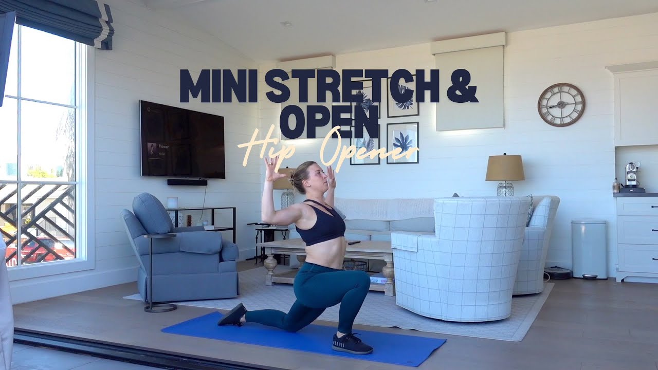 Under 5 Minutes | Lower Body Yoga Stretch | Hip Opening Stretch & Open ...