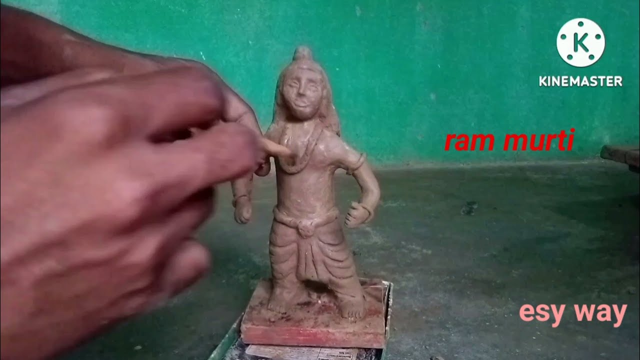 #shri ram murti making #ram murti making with clay #dipawali #diwali ...