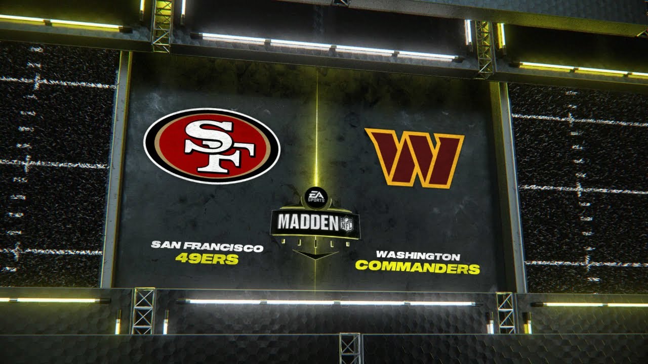 Madden 24 - San Francisco 49ers @ Washington Commanders - Week 17 - YouTube