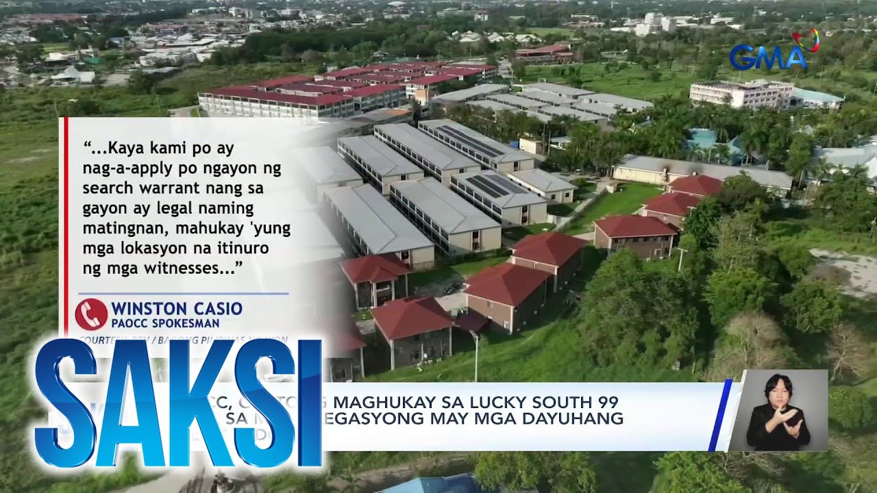 PAOCC, gustong maghukay sa Lucky South 99 dahil sa mga alegasyong may ...