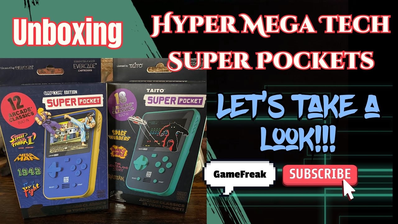 Hyper Mega Tech Super Pockets Unboxing/First Impressions #gaming #unboxing #videogames - YouTube