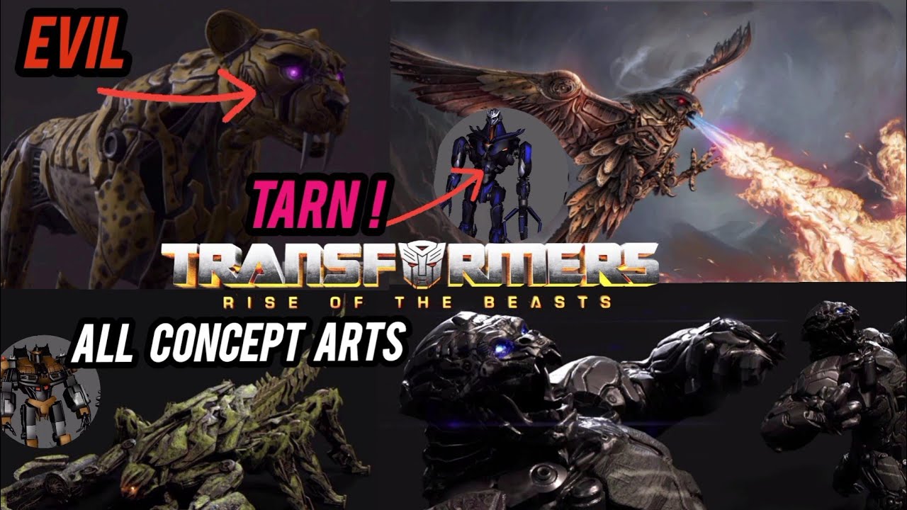 Transformers Rise Of The Beasts ALL CONCEPT ARTS BEAST WARS & TERROCONS ...