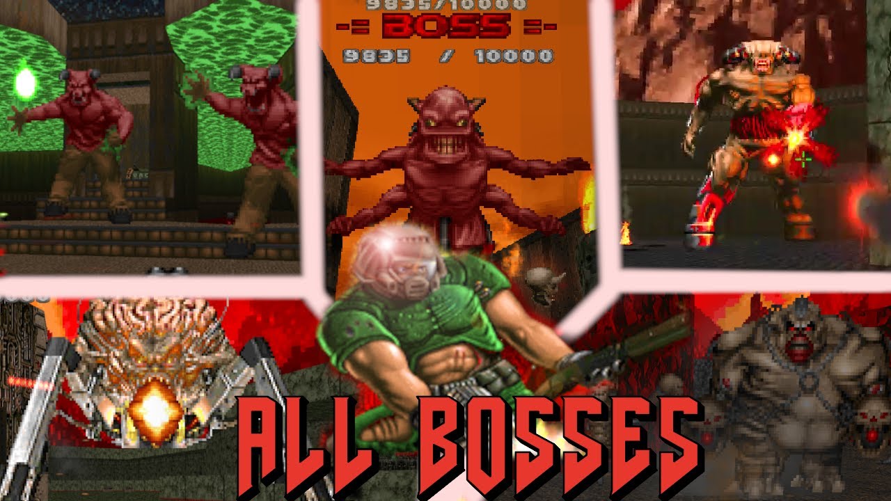 Brutal Doom ALL BOSSES V21 (Black Metal / New Game) - YouTube