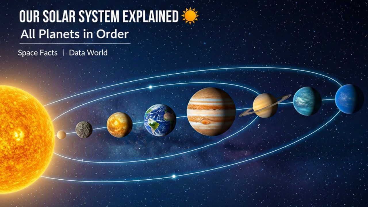Our Solar System Explained 🌞 | All Planets in Order | Space Facts ...