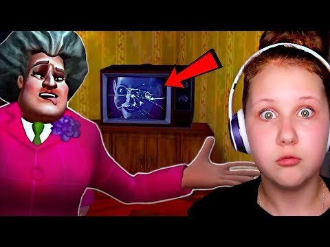 EPIC BROKEN TV PRANK ON SCARY TEACHER 3D!!