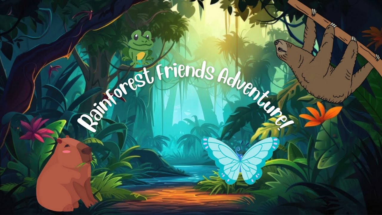 "Meet the Rainforest Friends! | Fun Adventure with Slothy the Sloth and ...