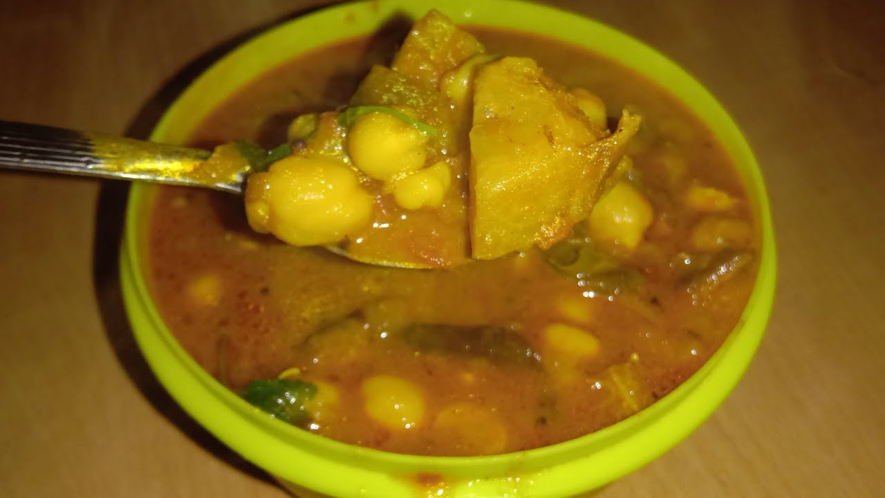Raw Banana With Chana Dal Gravy Recipe| Chana Dal Recipes| Raw Banana ...
