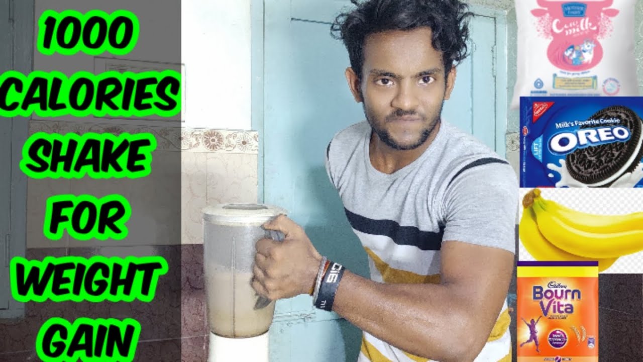 1000 Calories Shake For Weight Gain | Weight Gain Series | Parker ...
