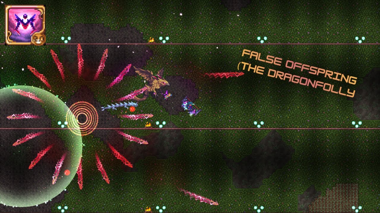 Terraria : Calamity Infernum - False Offspring (The Dragonfolly) - YouTube