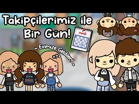🤍TAKİPÇİLERİMİZ EVİMİZE GELDİ! 🤍~Toca Life World Türkçe / Toca Life King