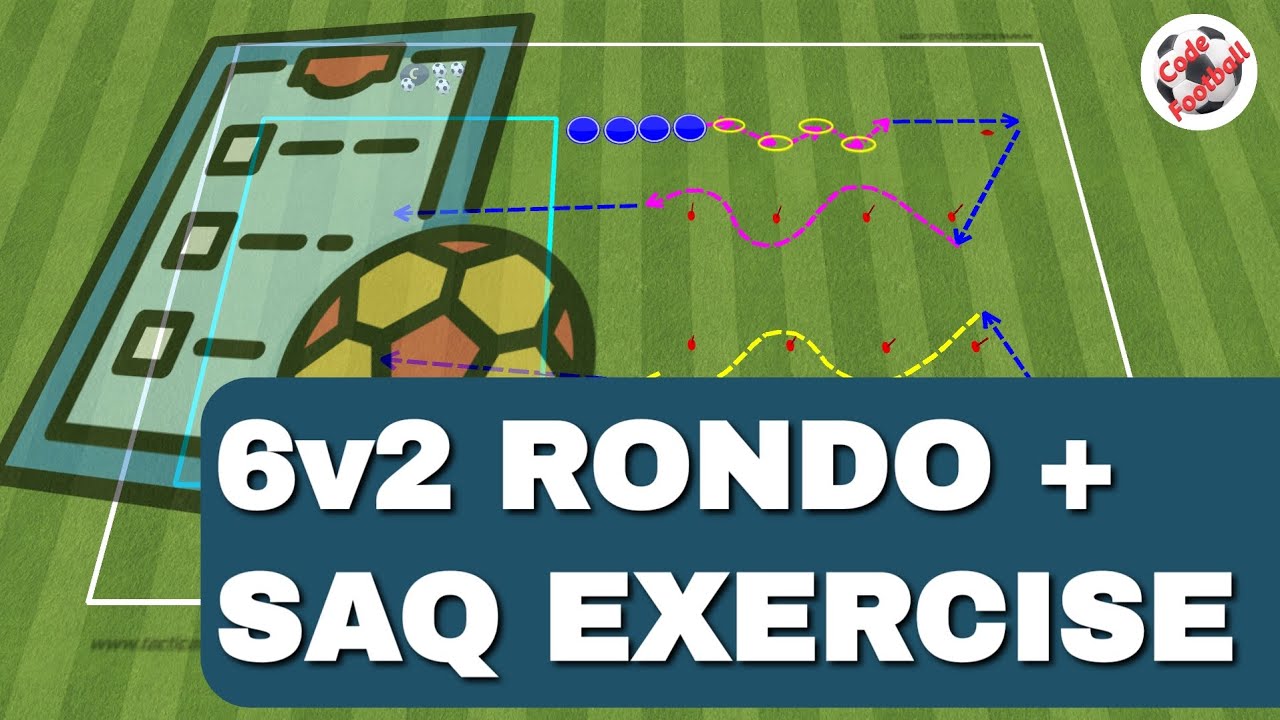 6v2 rondo + SAQ exercise! - YouTube