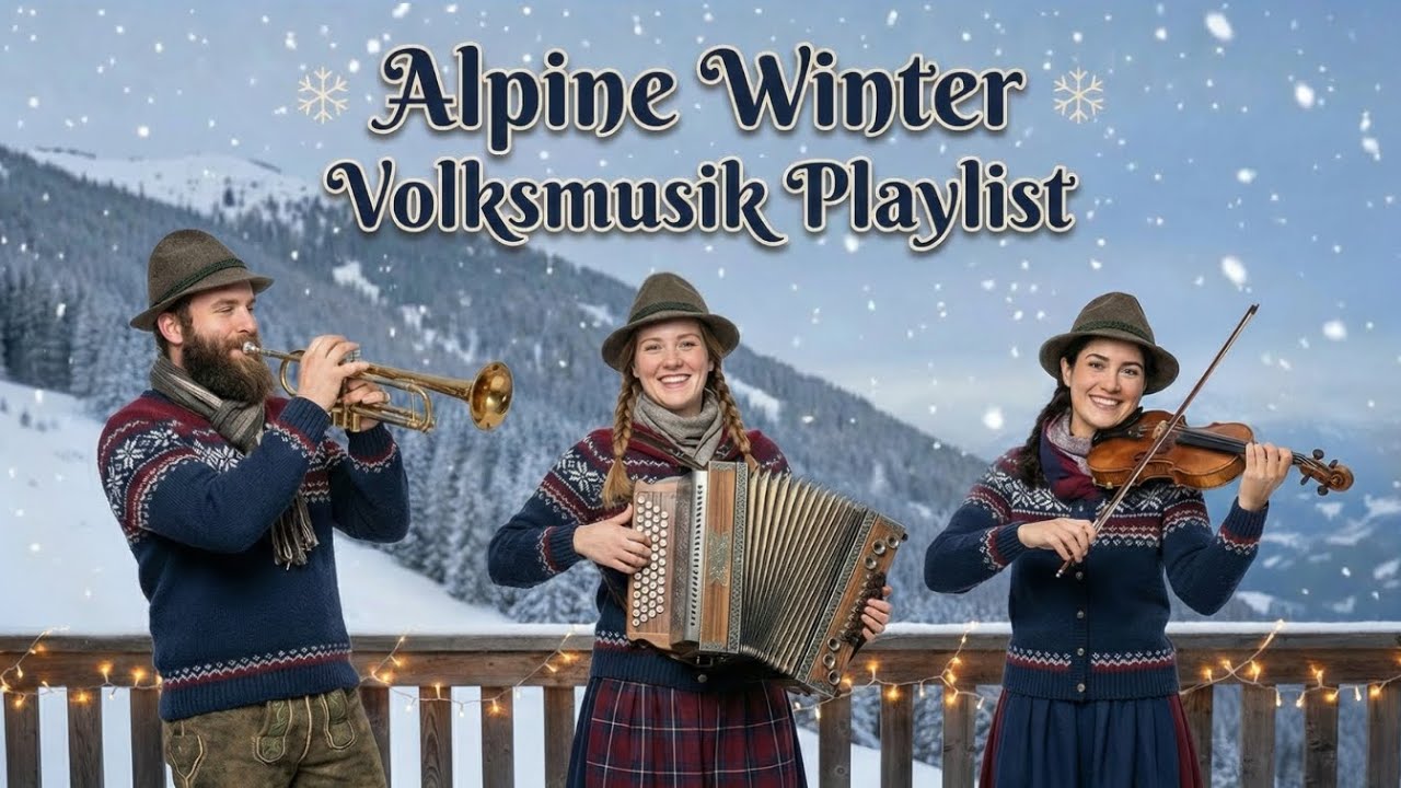 Alpine Winter Volksmusik Playlist ️ Romantic & Festive Christmas Songs ...