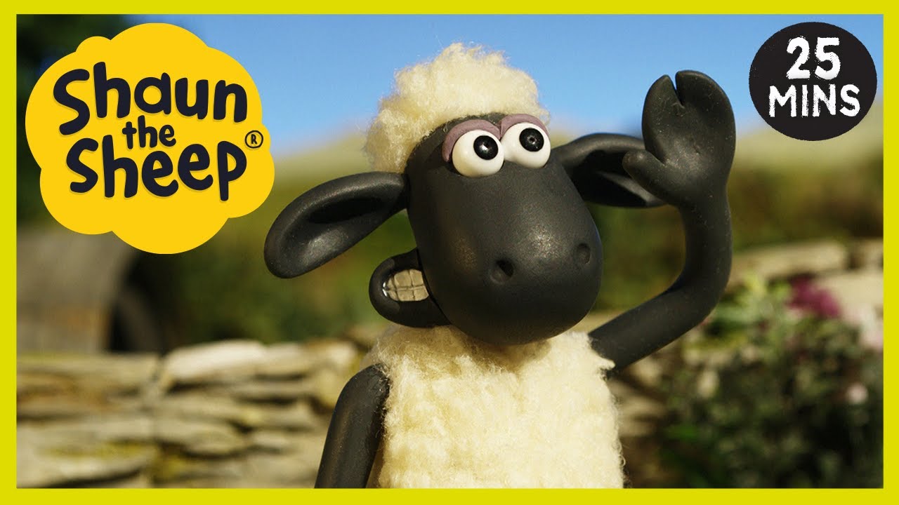 Friends from Space! 🚀 Shaun the Sheep Full Episodes 🐑 Cartoons for Kids ...