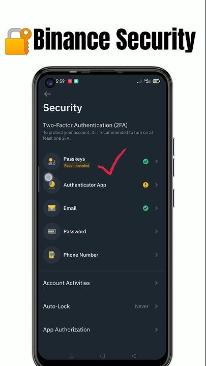 How to add passkey in Binance || Binance security setting || - YouTube
