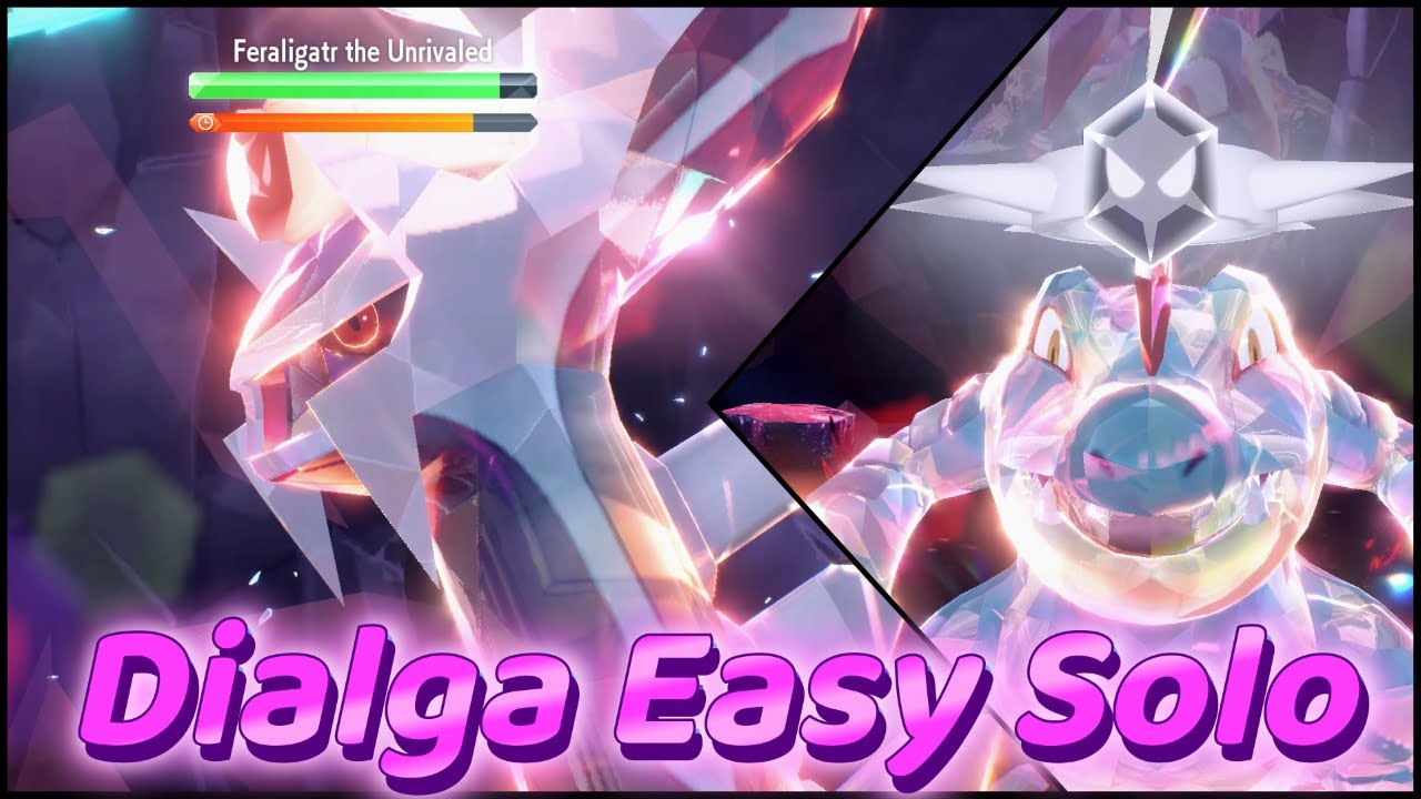 Best Dialga Build to Easily Solo 7 Star Feraligatr Tera Raid Event ...