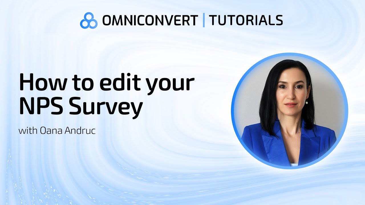 How to edit your NPS Survey - Omniconvert Tutorials - YouTube