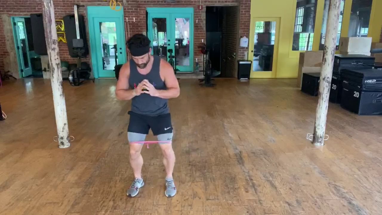 Banded Lateral Walk - YouTube