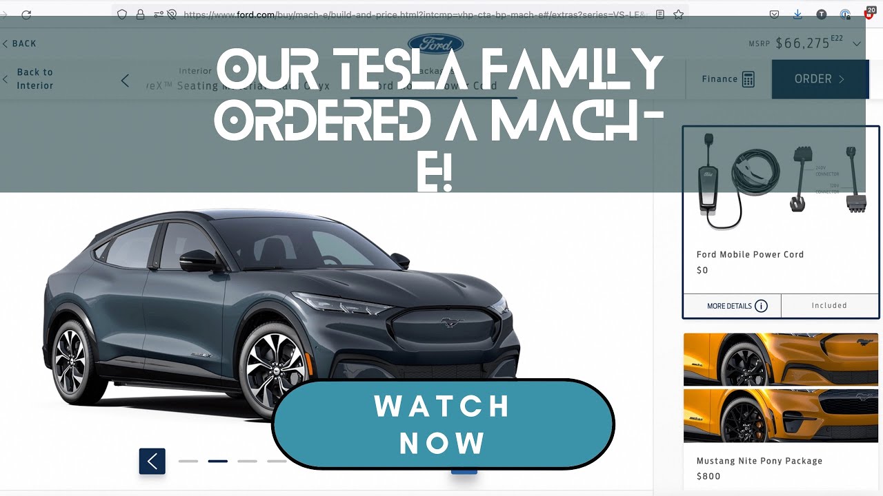 This Tesla Family Ordered a Mach-E - Here's Why! - YouTube