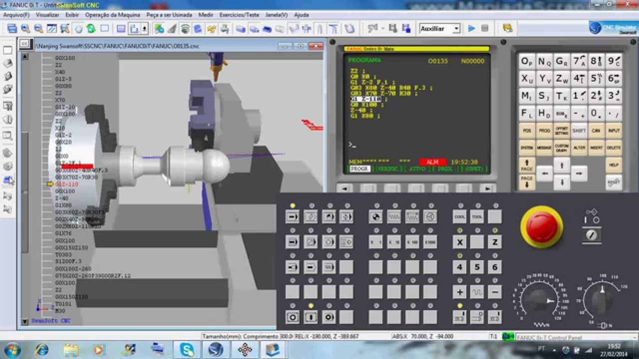 programação simulador sscnc - YouTube