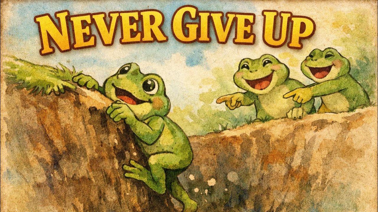Never Give Up – The Deaf Frog Story | Inspirational Moral Story - YouTube