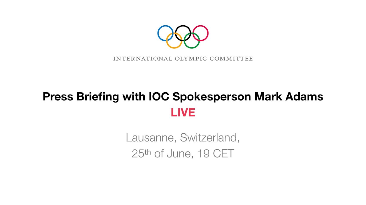Press briefing with IOC Spokesperson Mark Adams - YouTube
