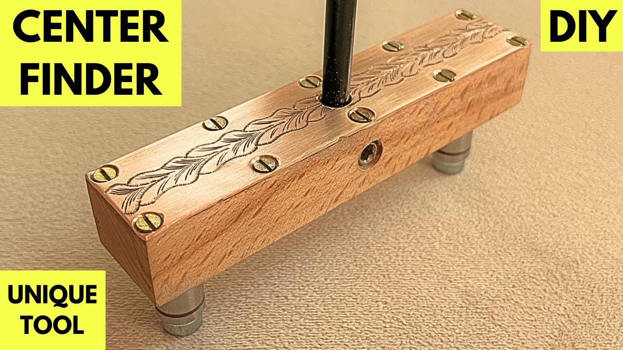 Turning Copper and Wood into a Masterpiece Center Finder Tool # ...