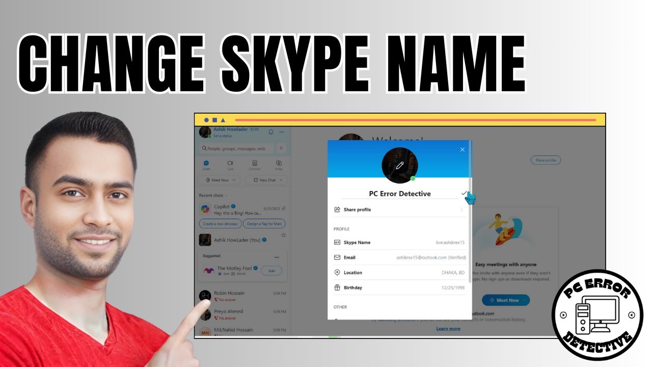 How to Change Skype Name | Transform Your Profile! - YouTube