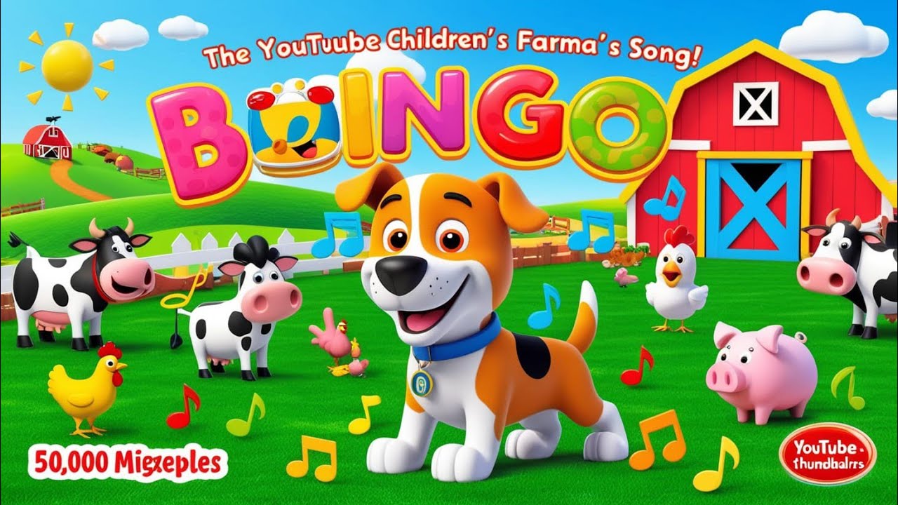 "🎶 Sing Along! Bingo Song for Kids: Fun Nursery Rhymes & Interactive ...