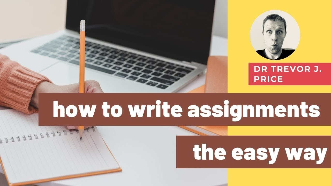 How to write assignments the easy way - YouTube