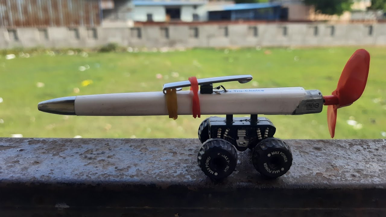 Easy Diy Toy Car | Homemade Propeller Car - YouTube