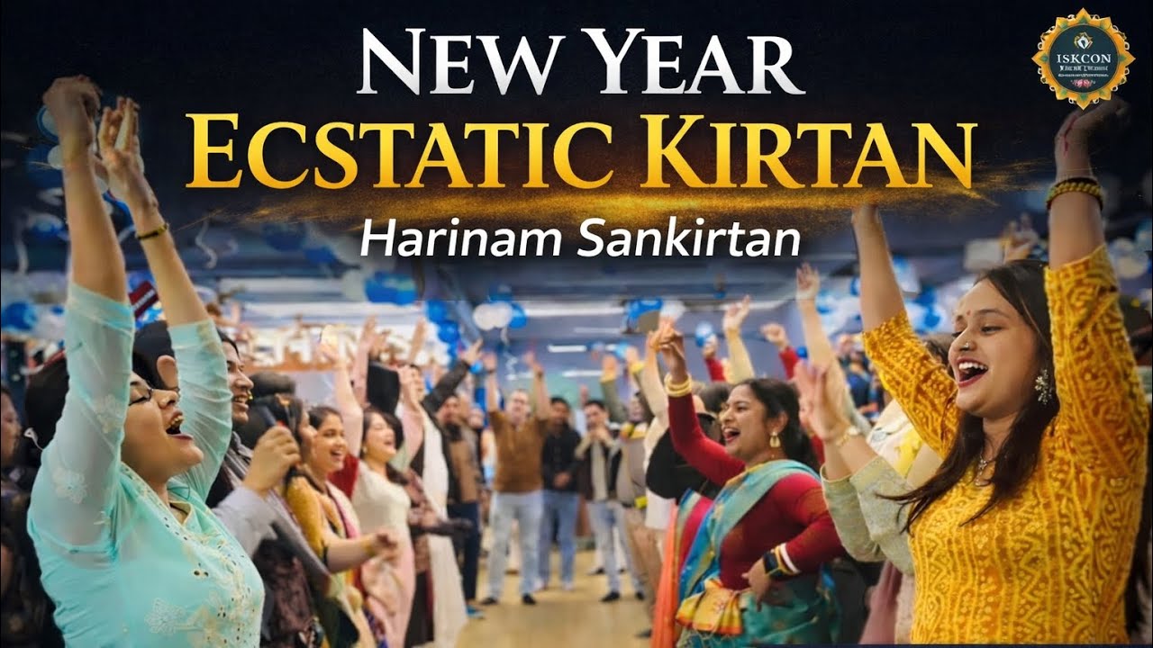 New Year Ecstatic Kirtan 2026 | Harinam Sankirtan #iskcon #kirtan #2026 ...