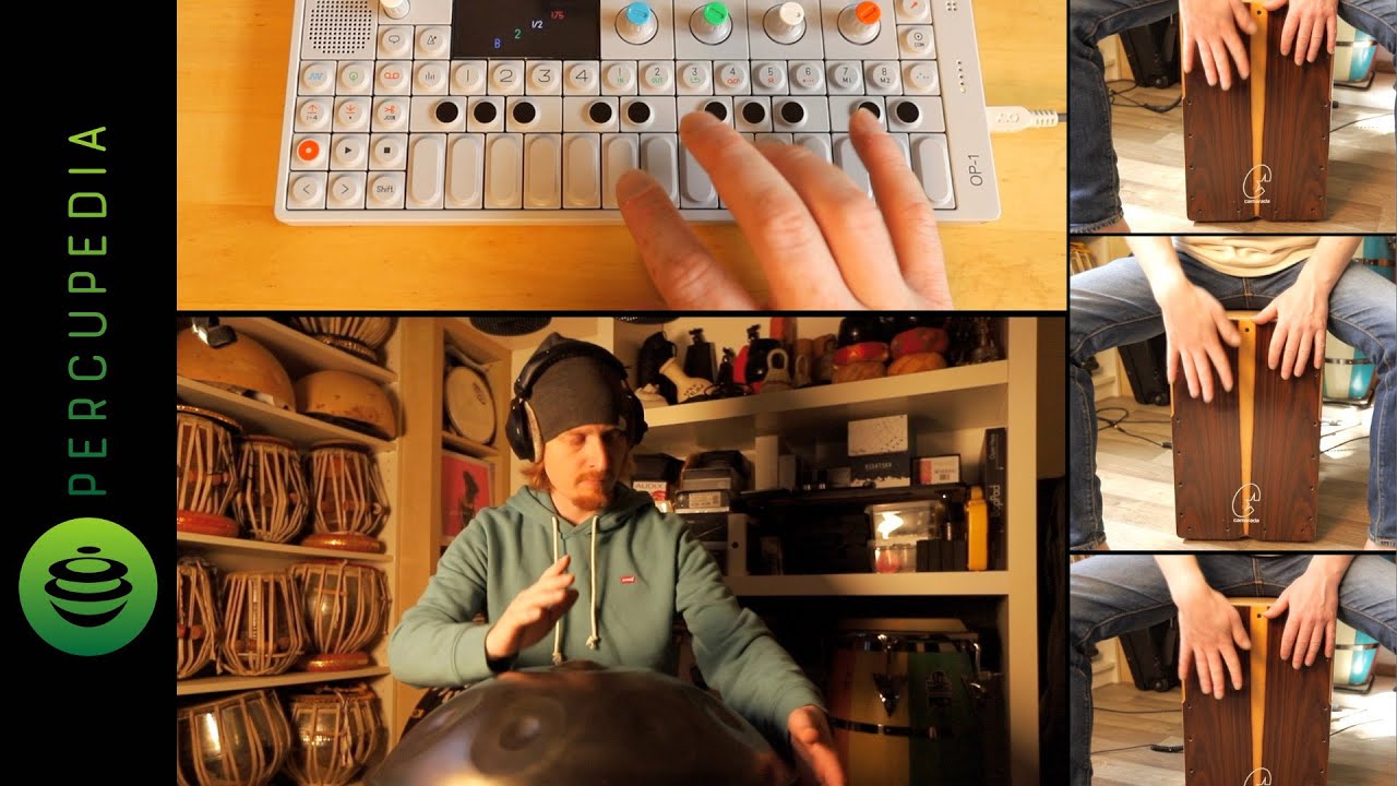Percussion Groove | Hang Drum, Cajón, Pandeiro, Riq, Darbuka, OP-1 ...