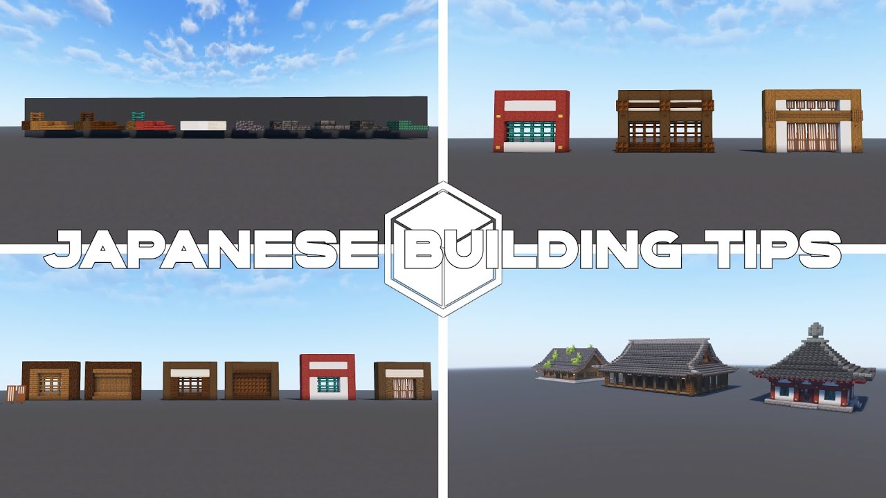 Tips for making Japanese Builds in Minecraft - YouTube