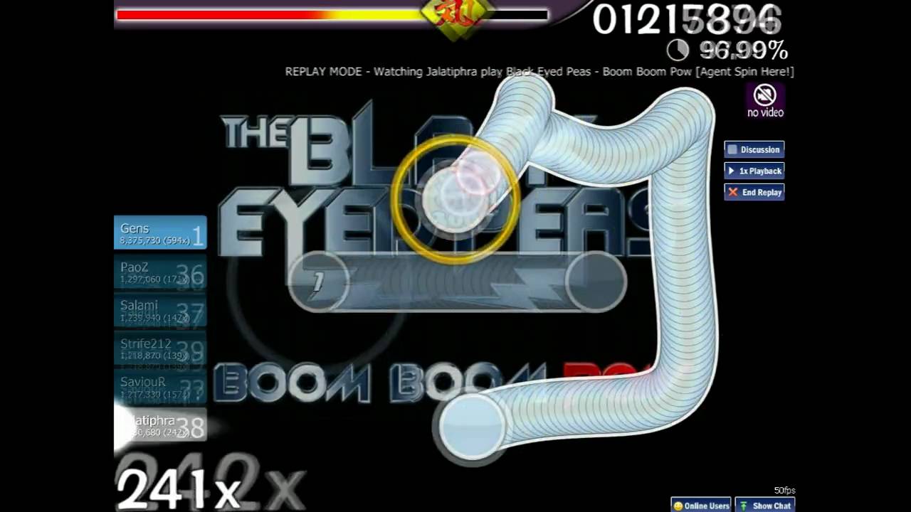 osu! - Black Eyed Peas - Boom Boom Pow [Agent Spin Here] - YouTube
