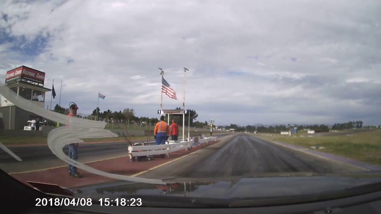Driver View of the Drag Strip - YouTube