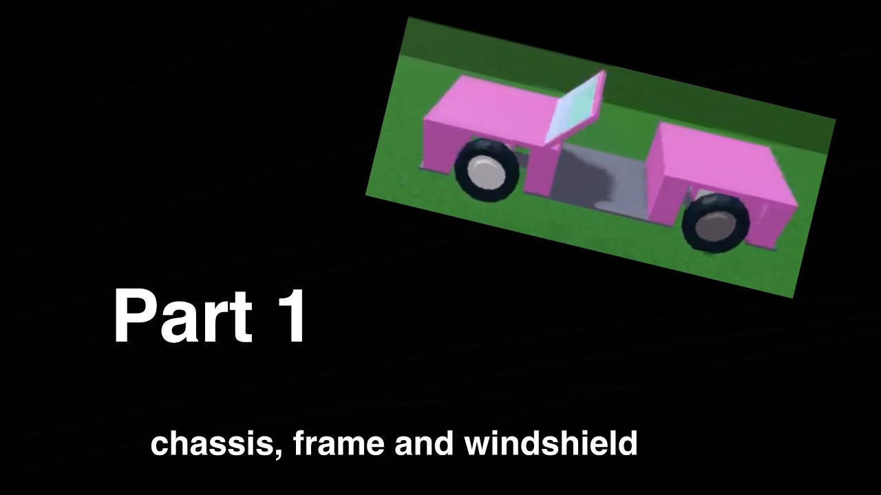 How to build a simple car in build a boat for treasure (Part 1) - YouTube