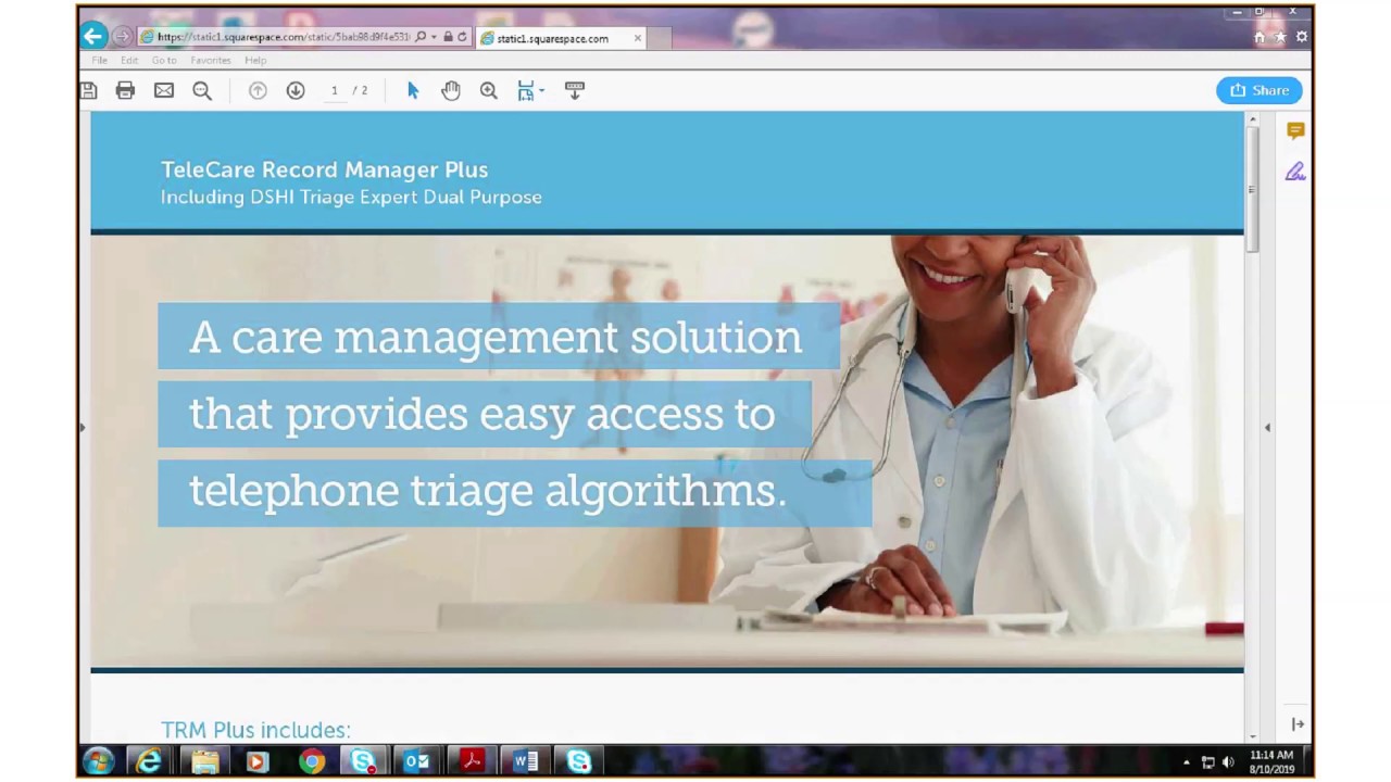 TelCare Record Management TRM basic Saturday, August 10, 2019 11 14 29 ...