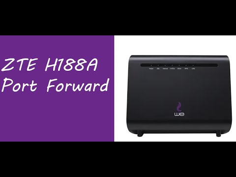 How to port forward in We router H188A (Arabic Captions) | ازاي تفعل ...
