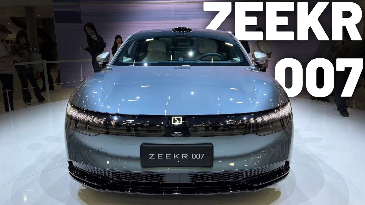 极氪 Zeekr 007: LED Display at the Front | Auto Guangzhou 2023 - YouTube