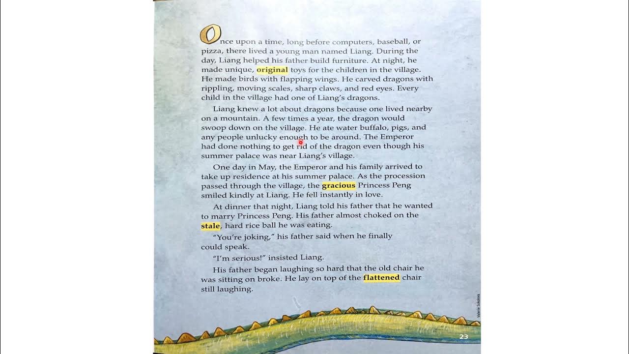 Gr.4 Reading Story W3 The Dragon Problem - YouTube